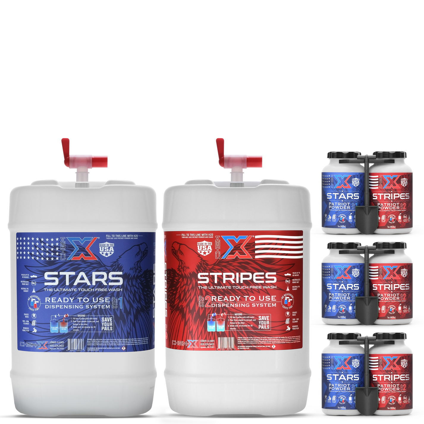 Stars + Stripes Patriot Powder: The Ultimate Touch Free Vehicle Wash ...