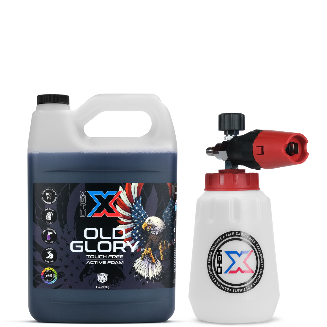 Old Glory: Touch Free Active Foam Vehicle Wash Foam Cannon Kit – Chem-X