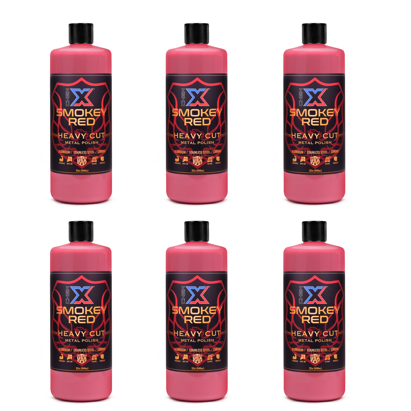 Heavy Cut Metal Polish Smokey Red – Chem-X