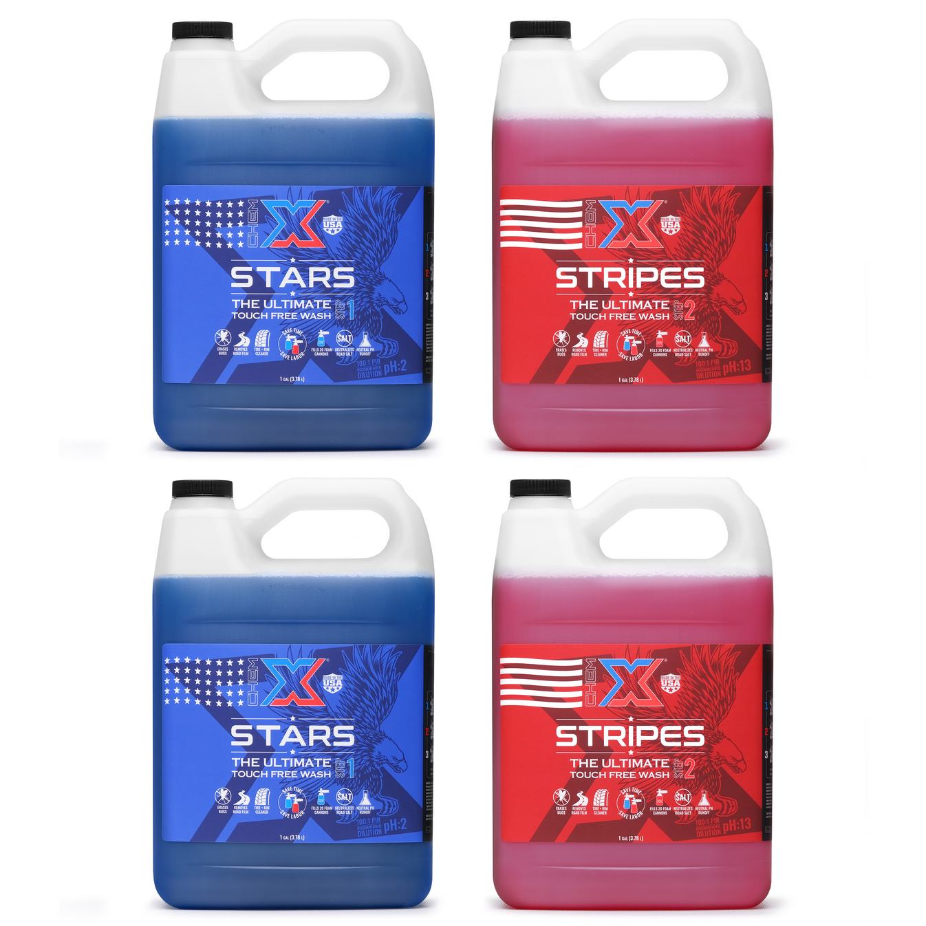 Stars + Stripes: The Ultimate Touch Free Vehicle Wash – Chem-X