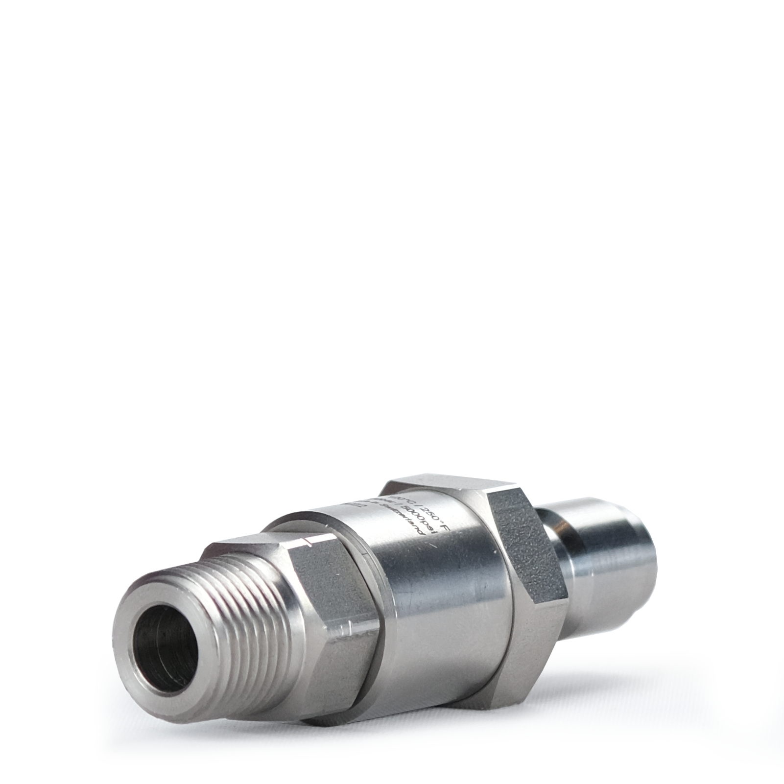 Mosmatic DGVI Inline Swivel with Integrated 3/8" QC Plug - Chem-X