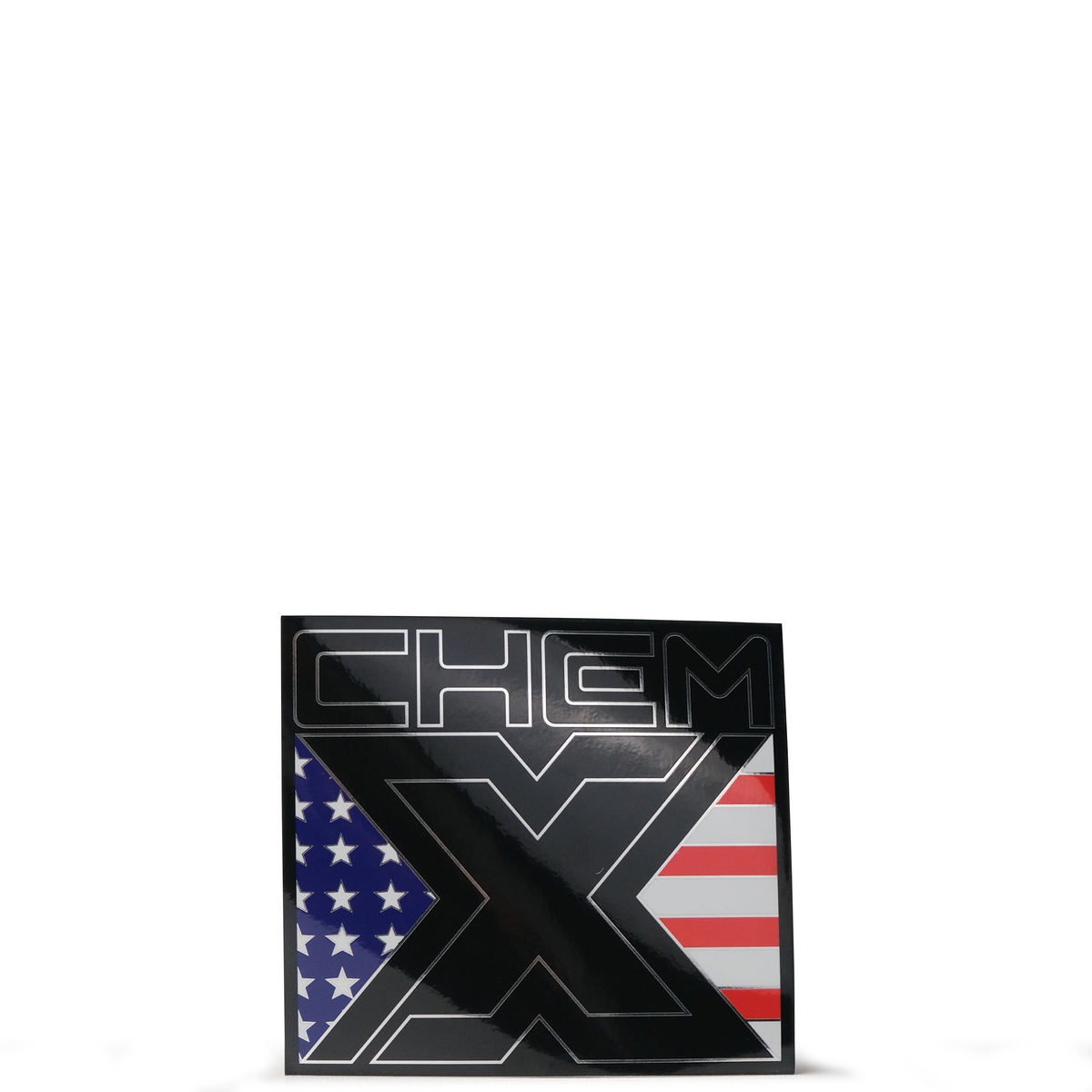 Stars & Stripes Mirror Sticker – Chem-X